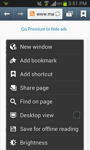 How to bookmark a website to you home screen - muslitw