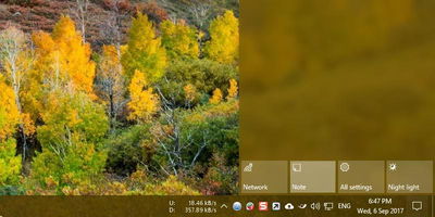 How to Modify "Note" Button in Windows 10 Action Center - Make Tech Easier