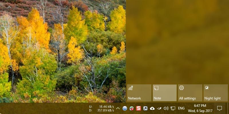 How to Modify "Note" Button in Windows 10 Action Center - Make Tech Easier