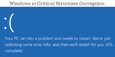 How to Troubleshoot Critical Structure Corruption in Windows 10 - Make ...