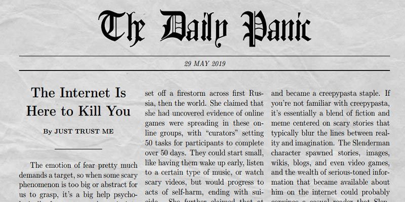 Momo, Slender Man, 72 Hours, and the Stories Behind Other Internet ...