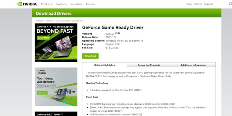 Fix NVIDIA GeForce Experience Driver Download Failed Error - Make Tech ...