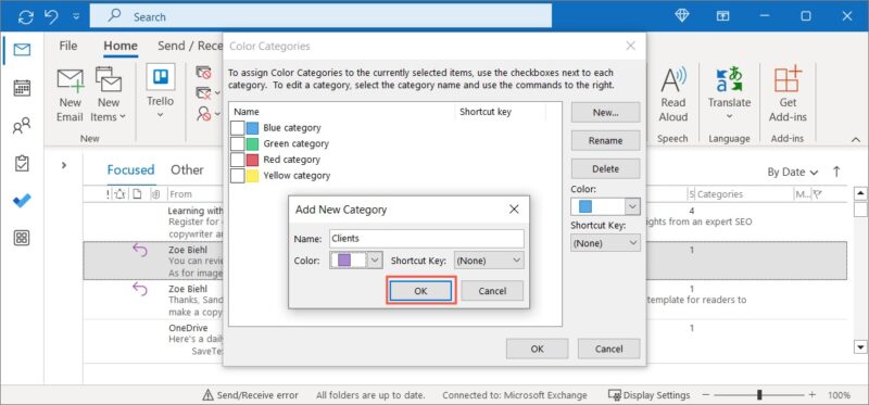 How to Use Microsoft Outlook Categories to Organize Email - Make Tech ...