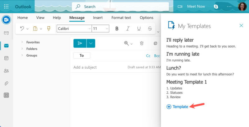 How to Create and Use Email Templates in Microsoft Outlook - Make Tech ...