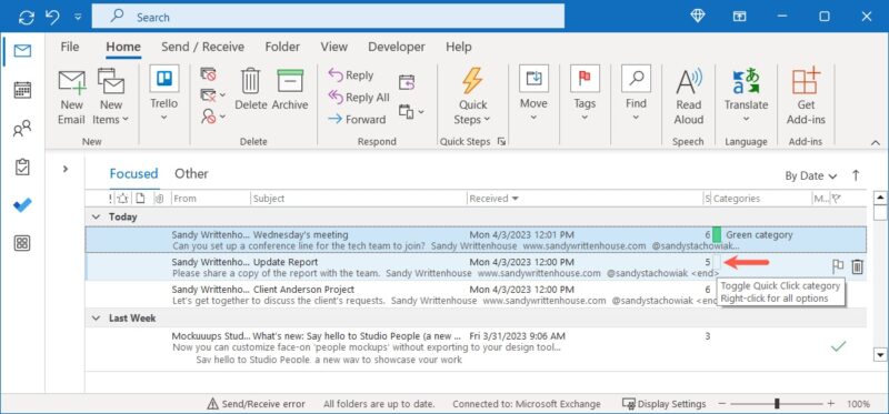 How to Use Microsoft Outlook Categories to Organize Email - Make Tech ...