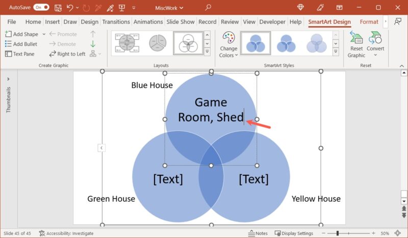 How to Create a Venn Diagram in Microsoft PowerPoint - Make Tech Easier