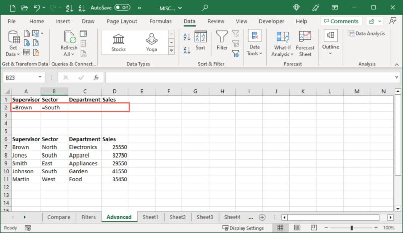 How to Use Filters in Microsoft Excel - Make Tech Easier