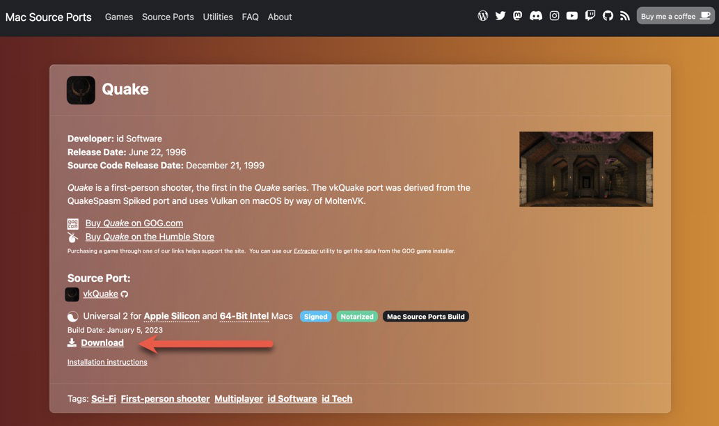 How to Play Quake 1, 2, 3, and 4 on Apple Silicon Macs - Make Tech Easier