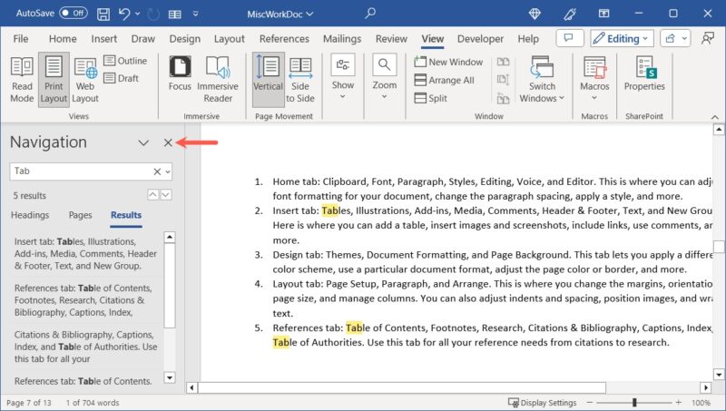 How to Search Microsoft Word Documents - Make Tech Easier
