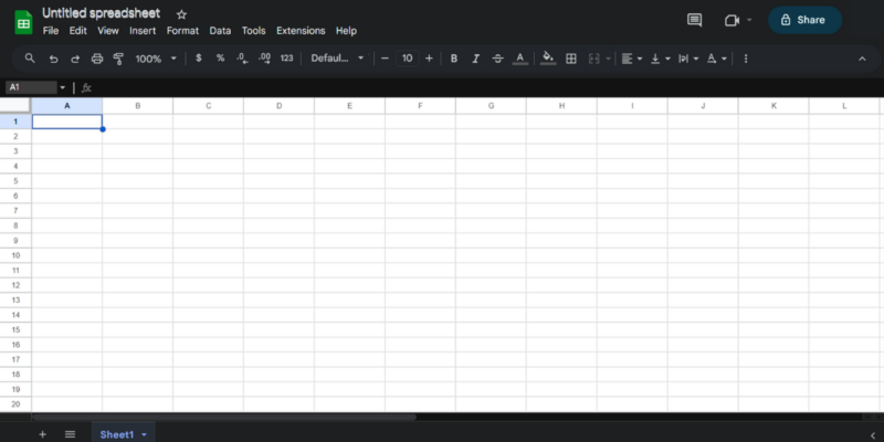 How to Turn On Google Sheets Dark Mode - Make Tech Easier