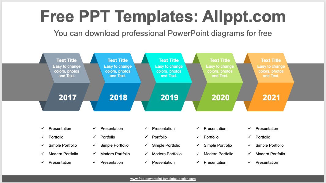10 Free Timeline Templates for Microsoft PowerPoint - Make Tech Easier
