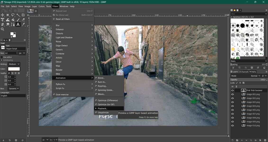 How to Make a GIF From a Video Using VLC and GIMP - Make Tech Easier