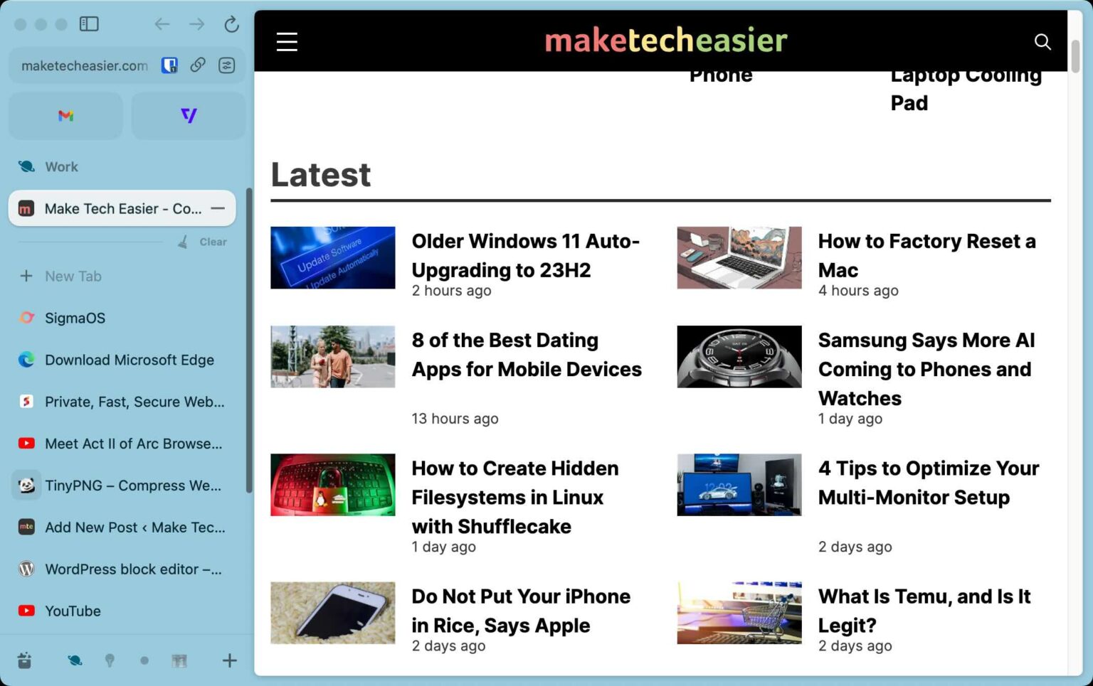 I Found the Best Chrome Alternative - It's Arc - Make Tech Easier