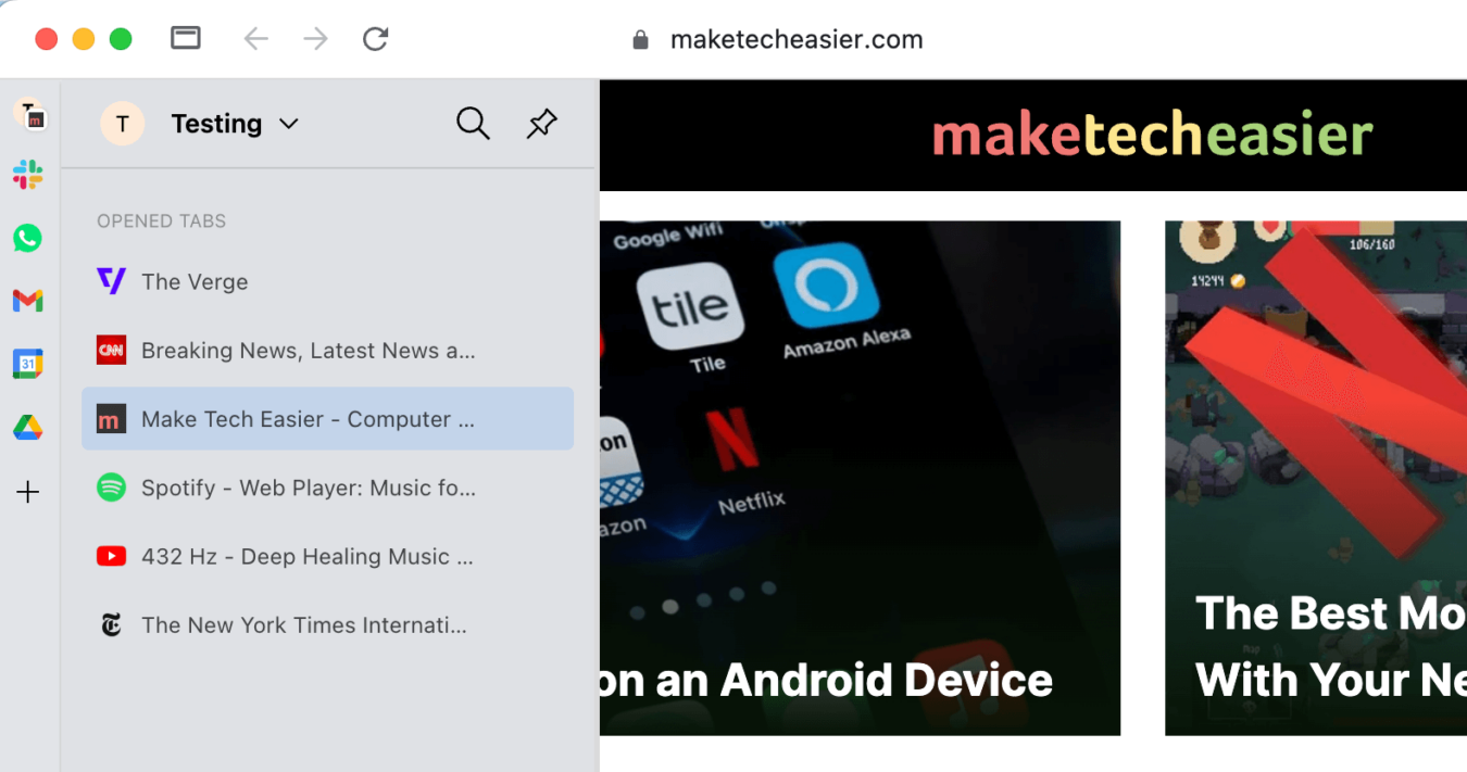 I Found the Best Chrome Alternative - It's Arc - Make Tech Easier