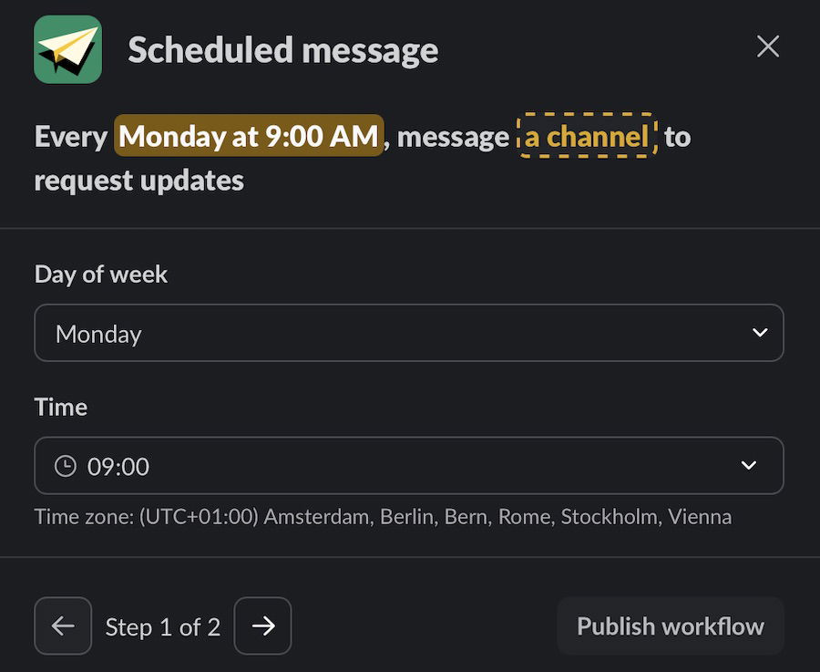 How to Schedule Slack Messages - Make Tech Easier