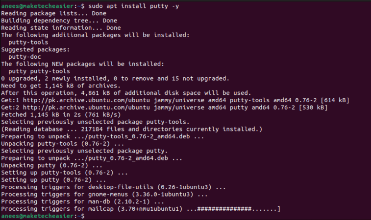 How to Install PuTTY on Linux - Make Tech Easier