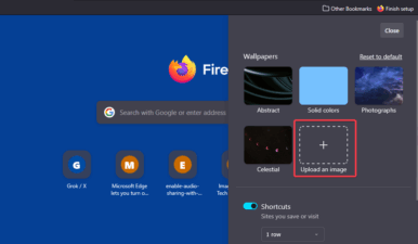 Easily Customize Your Firefox New Tab with a Background Image - Make ...