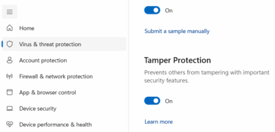 How to Prevent Apps From Disabling Microsoft Defender in Windows - Make ...