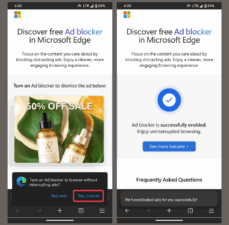 How to Enable the Built-In Ad Blocker in Microsoft Edge on Android ...