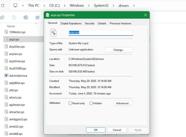Fixing Windows Error code 0xc0000098: Back Up ACPI.sys to Prevent Boot ...
