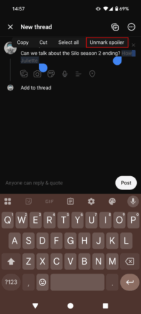 How to Blur Text on Threads and Hide Spoilers - Make Tech Easier