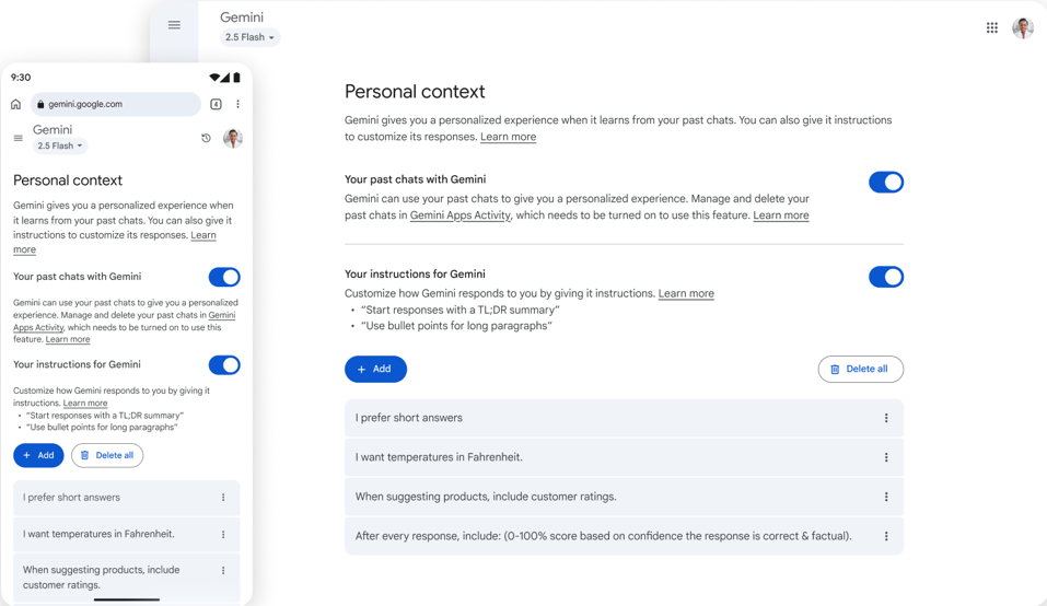 Google Gemini Will Soon Remember Your Old Chats: Here's How to Stop It ...