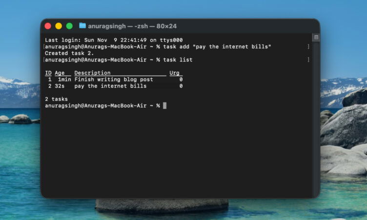 Use Taskwarrior to Manage Your Tasks from the Command Line - Make Tech Easier